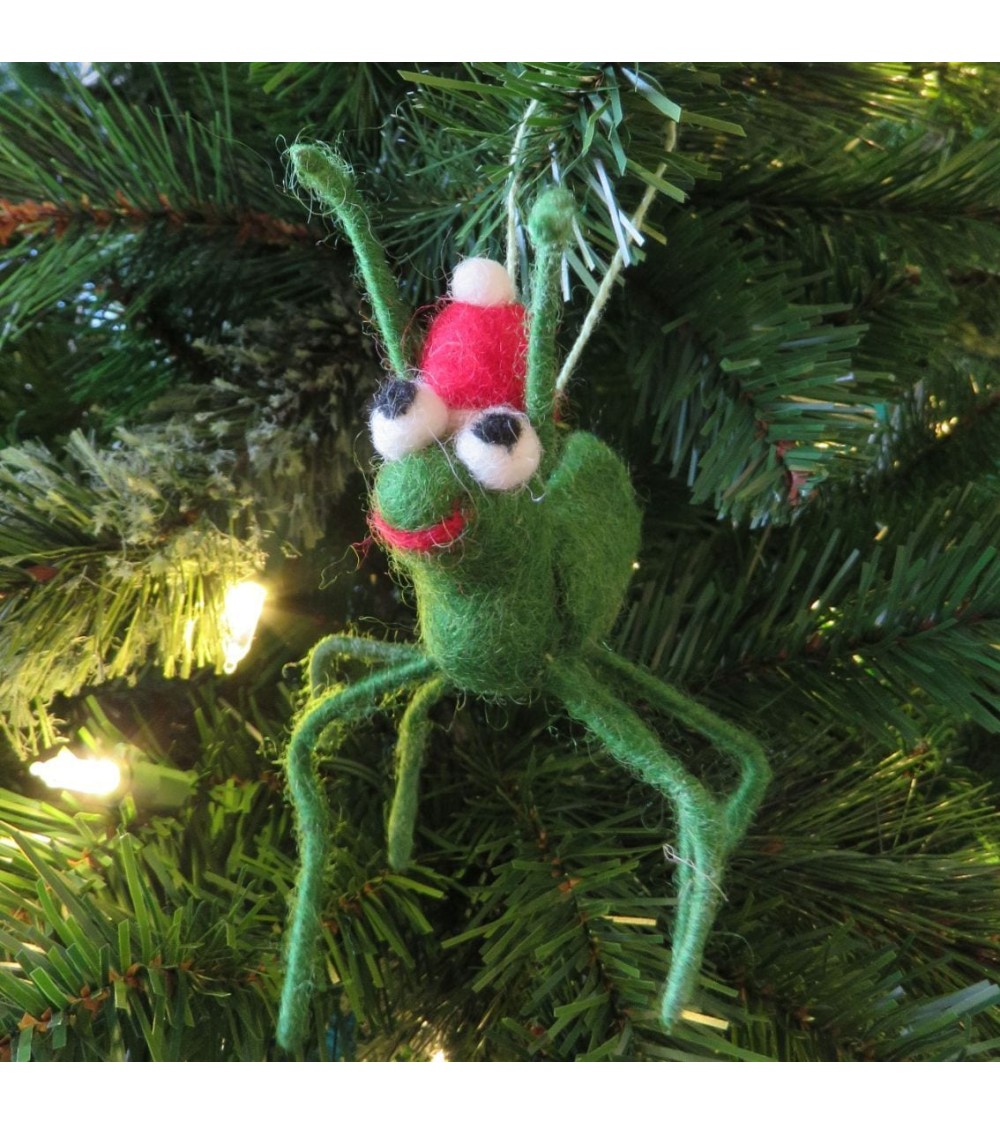 Christmas cricket - Christmas tree decoration - Felt so good