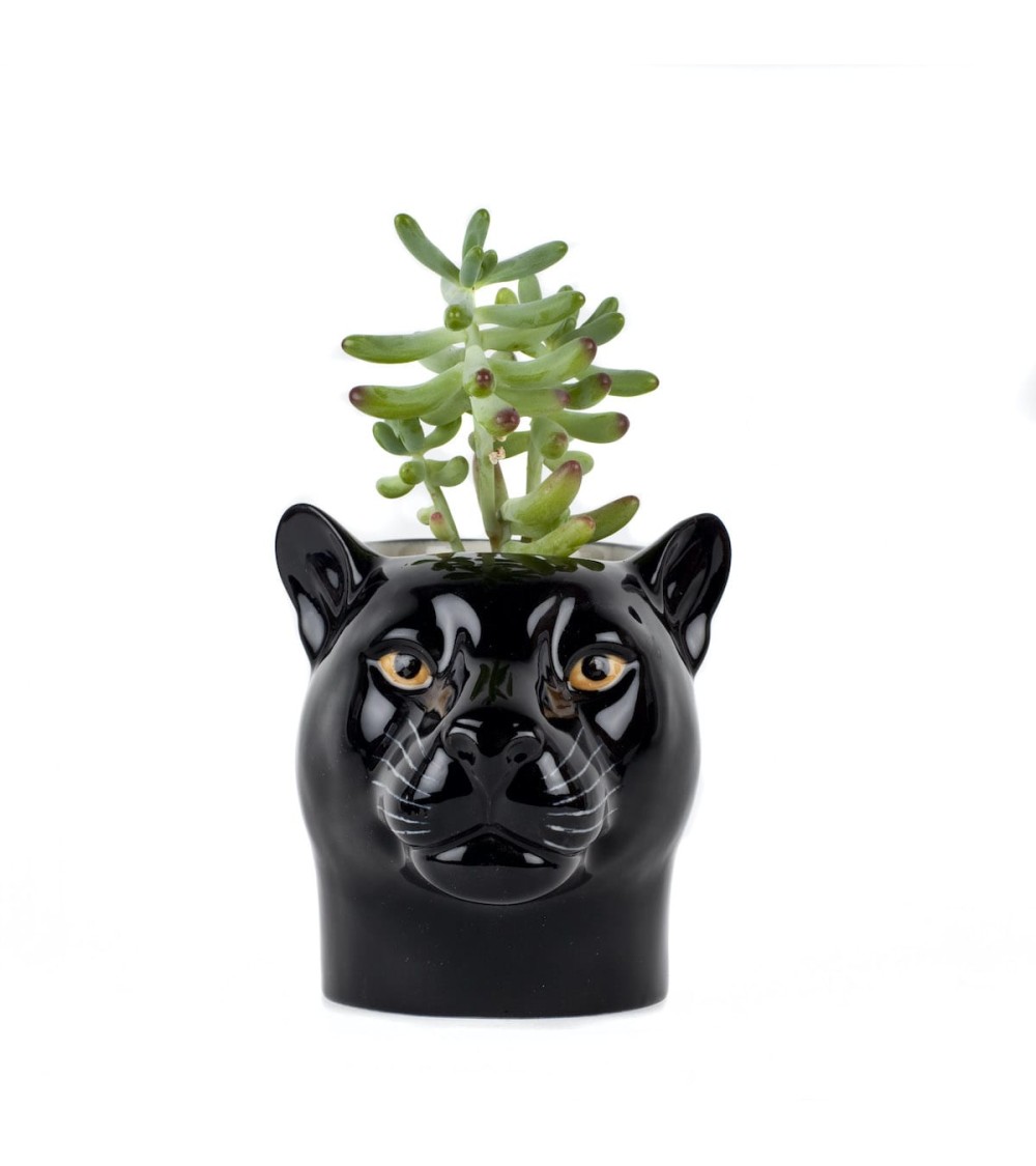 Animal pencil pot - Panther by Quail Ceramics - KITATORI Switzerland